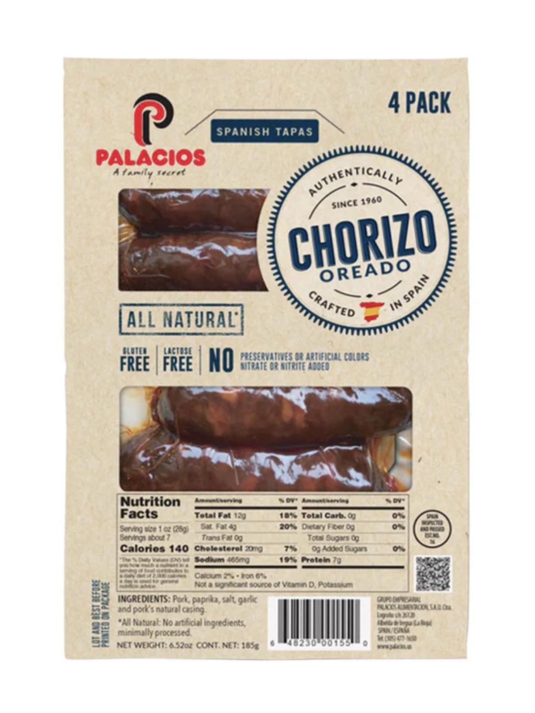 Palacios - 4 pack Original Chorizo – Old World Deli