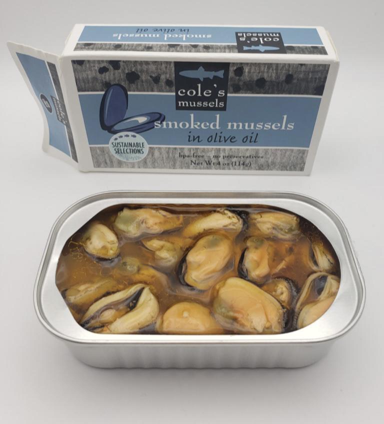 Cole's - Smoked Mussels in Olive Oil – Old World Deli